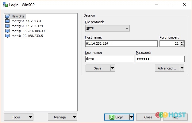 Hướng dẫn sử dụng WinSCP để truy cập và download/upload file trên Linux ...