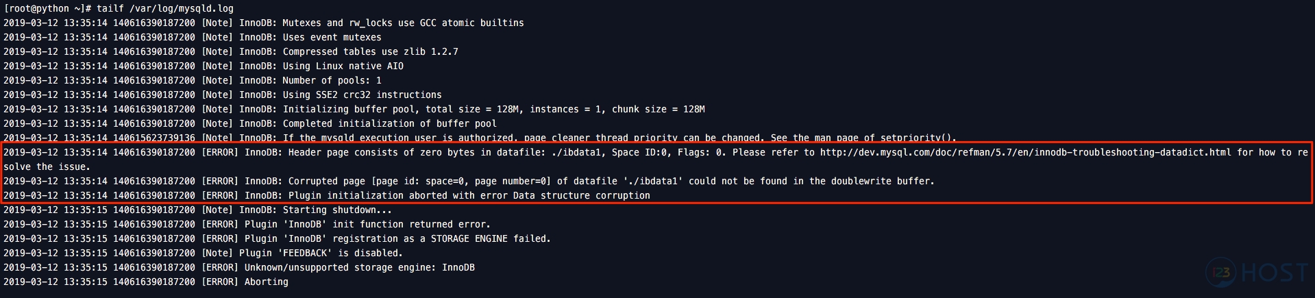 Hướng dẫn khôi phục lại dữ liệu từ Database MySQL InnoDB Engine khi bị crash từ file frm và idb ...