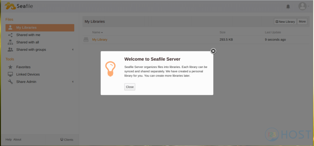 Hướng dẫn cài đặt Seafile Server trên CentOS 7 - Tài liệu 123Host